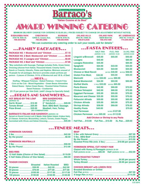 Catering Barracos