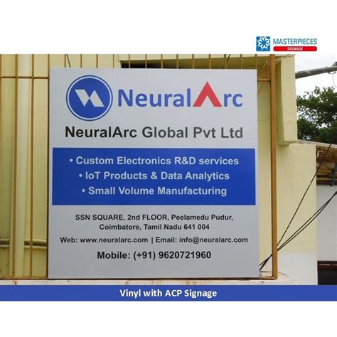 Customised Acp Signboard Sheet For Company Entrance Direction Shopee Malaysia