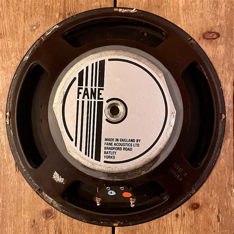 Vintage Fane 12” 4 Ohm 100w Guitar Speaker Fender Reverb Australia
