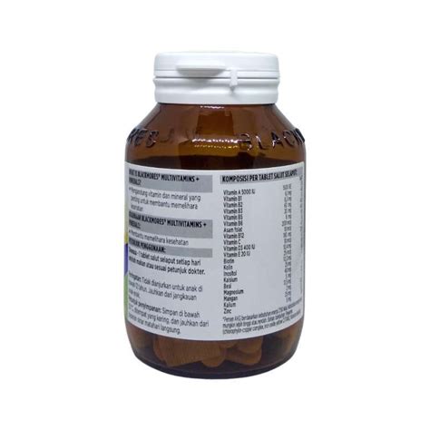 Jual Blackmores Multivitamins Minerals Vitamin B Complex Multivitamin Dan Mineral Immune Complek