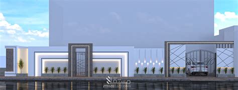 تصميم سور فيلا مودرن مستقل