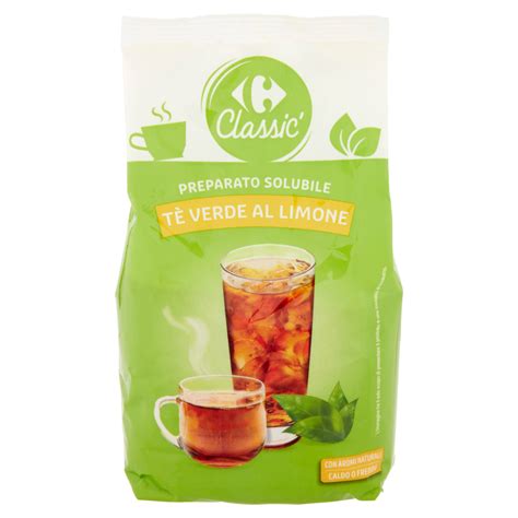 Carrefour Classic Preparato Solubile Tè Verde Al Limone 1000 G Carrefour