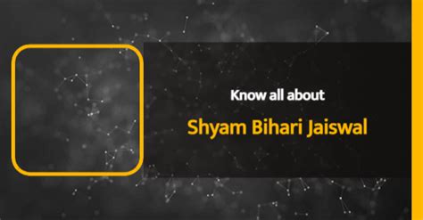 Shyam Bihari Jaiswal Age Biography Education Wife Caste Net Worth