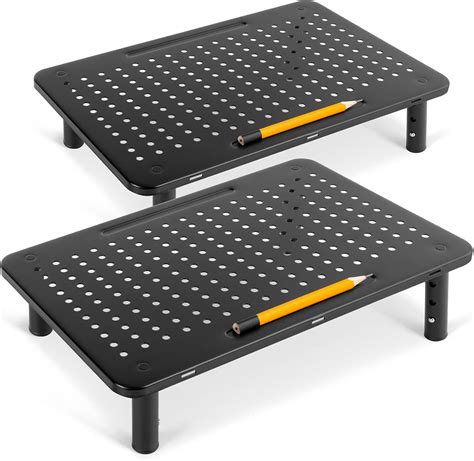 Across Star 2 Pack Desktop Computer Riser For Monitor With