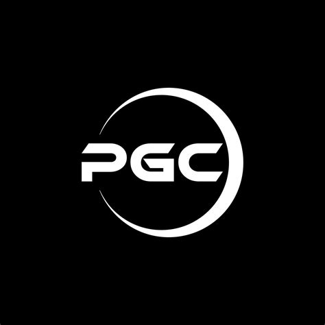 Pgc Letter Logo Design In Illustration Vector Logo Calligraphy