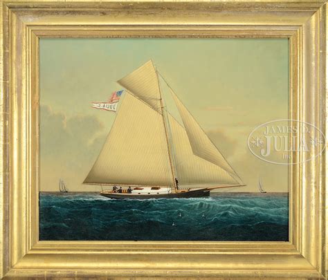 William Gay Yorke Portrait Of The Gaff Rigged Sloop Julia G Mutualart