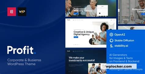 Profit V11 Business Wordpress Theme Wplockercom Gpl Licensed