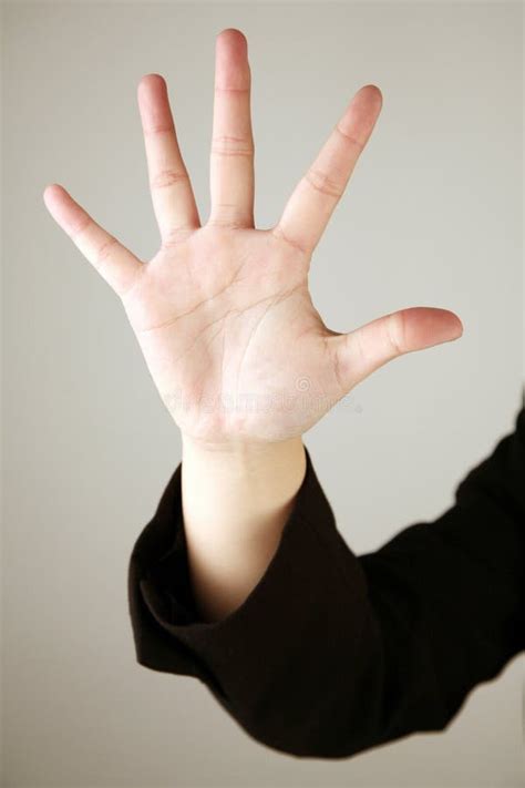 Fingers Showing Number 5 Stock Image Image Of Counting 6275191