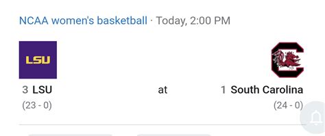 Pre Super Bowl Big Game 1 Gamecocks Vs 3 Lsu Wbb On Espn In Front Of