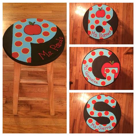 Teacher Stool Teacher Appreciation 10000 Teachers Diy Teacher