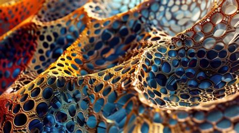 A Stunning Microstructure Image Of Nanotechnology Components With