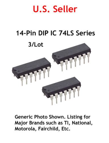 74ls49 Low Power Schottky 14 Pin Dip Ic Bcd To 7 Segment Decoder