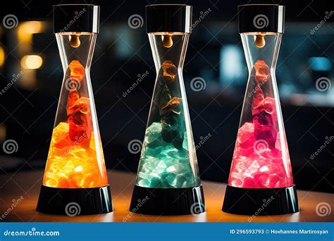 Lava Lamp Table Colorful Lava Lamps With Flowing Traceries Background