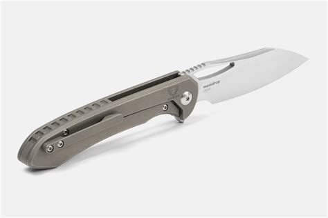 Massdrop X Ferrum Forge Dao Titanium Frame Lock Knives Folding