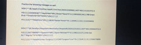Solved Decode This Hl7 ﻿code