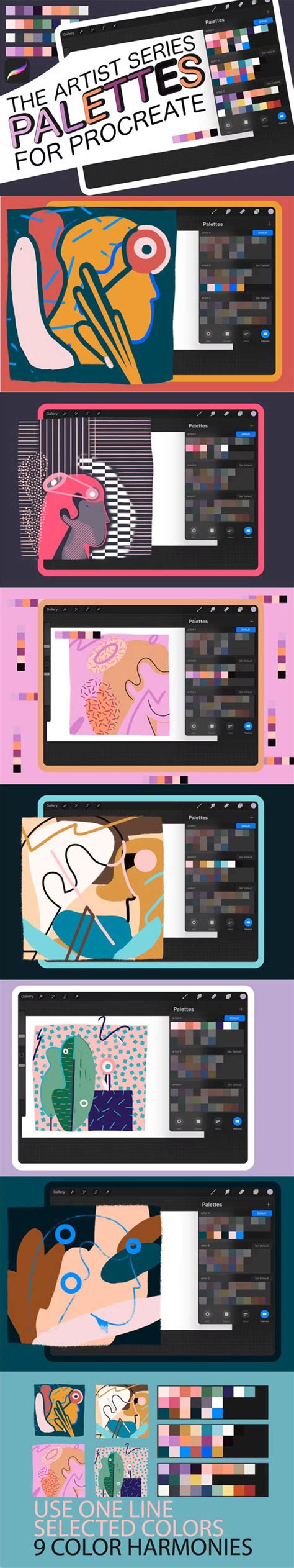Color Palettes For Photoshop Procreate