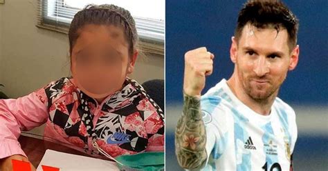 El Gran Gesto De Lionel Messi Con La Nena De Ocho Años Que Se Hizo