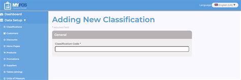 How To Add A Product Classification Mypos Connect