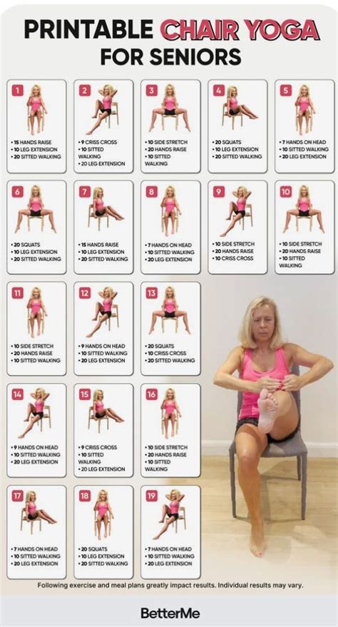 Best 13 Chair Exercises 10 Free Pdf Printables Artofit
