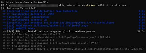 Creating A Docker Image For Python Data Science Libraries