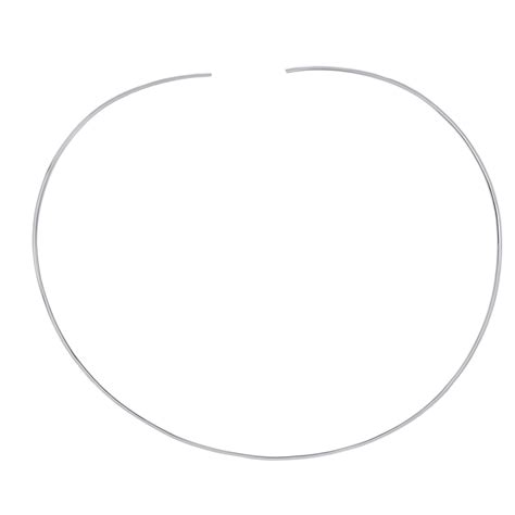 Colier Din Argint Lucios 7 7 Grame Alb Accent Bijuterii