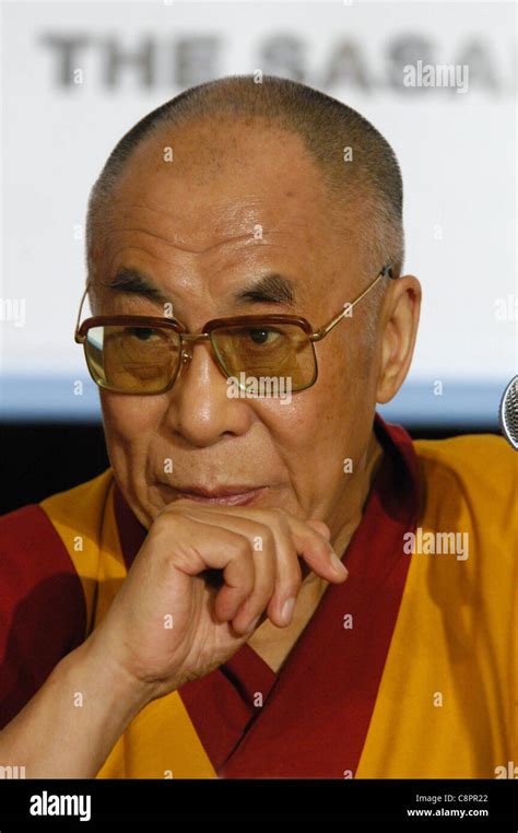 Buddhist Leader Of Tibetan Monks