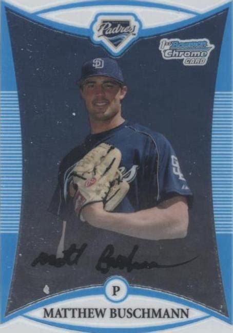 2008 Bowman Chrome Prospects Matt Buschmann Bcp95 Rc For Sale Online Ebay