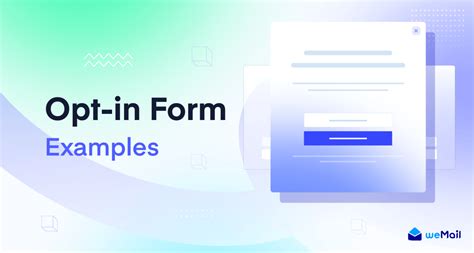 12 Opt In Form Examples That Maximize Engagement Wemail