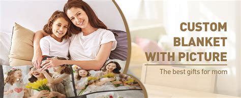 Jecivila Ts For Mothers Day Custom Blanket With Picture