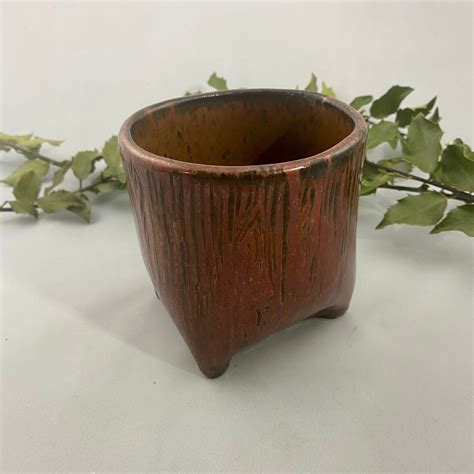 Handmade Tree Bark 4 Planter Pot Etsy Uk