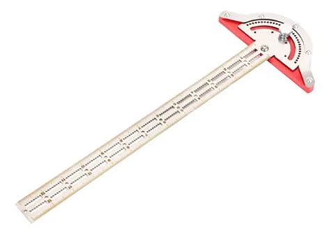 Régua De Borda Tipo T Para Carpintaria Aço 15 Polegadas Parcelamento