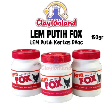 Jual Lem Fox 150 Gram Lem Fox Putih Serbaguna Shopee Indonesia