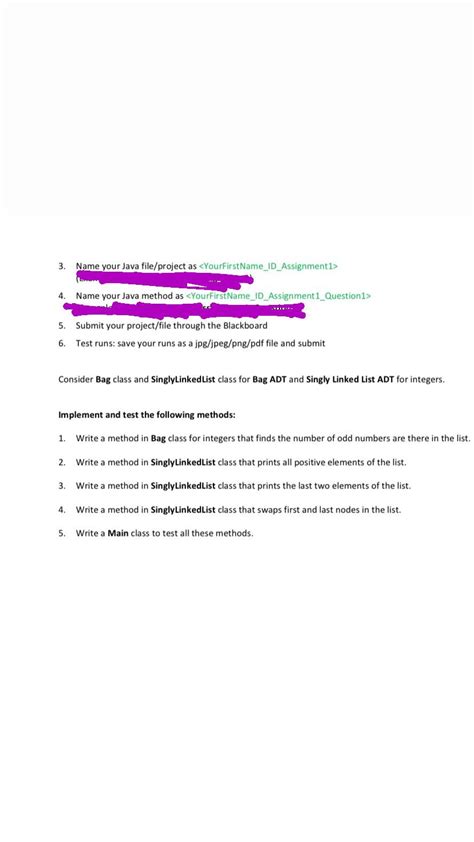 Solved Name Your Java File Project As Name Your Java Chegg