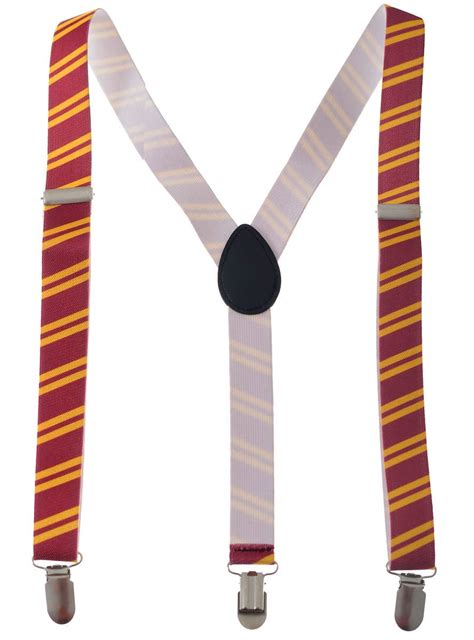 Buy Maroon And Gold Striped Costume Braces Mydeal Australia