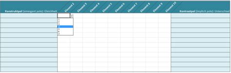 Repertory Grid Analyse