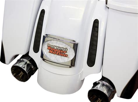 2030 0616 Paul Yaffe Bagger Nation License Plate Frame Cvo Chrom Retrocycle Llc
