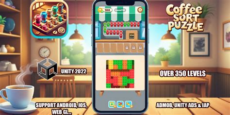 Coffee Sort Puzzle Unity Game Source Code Codester