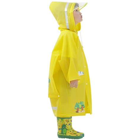 Barn Regnjacka Barn Poncho Barn Regnjacka Barn Regndräkt Lätt