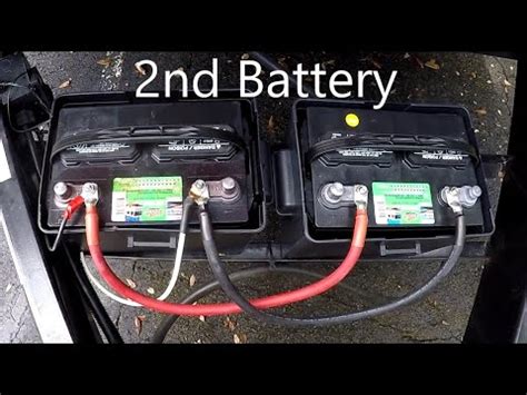 Add A 2nd Battery To Your Rv Travel Trailer Youtube