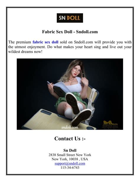Ppt Fabric Sex Doll Powerpoint Presentation Free Download Id14348078