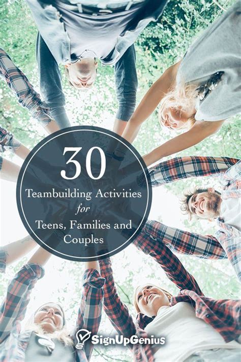 30 Team Building Activities And Games For Teens Families And Couples