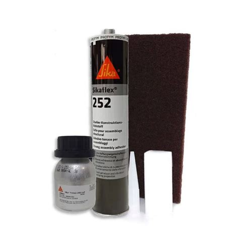 Sikaflex 252 Kit Black Adhesive 300ml For Solar Panels