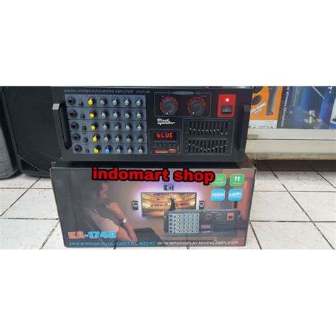 Jual Amplifier Black Spider Ka 1748 Original Shopee Indonesia
