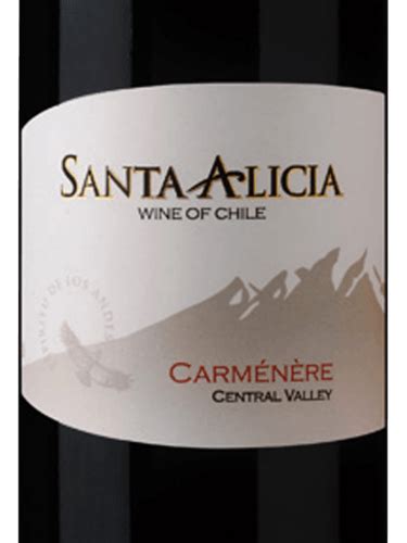Santa Alicia Carmenère Vivino English