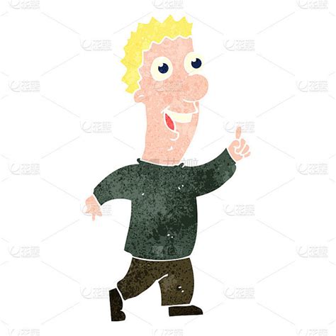 复古卡通快乐人
