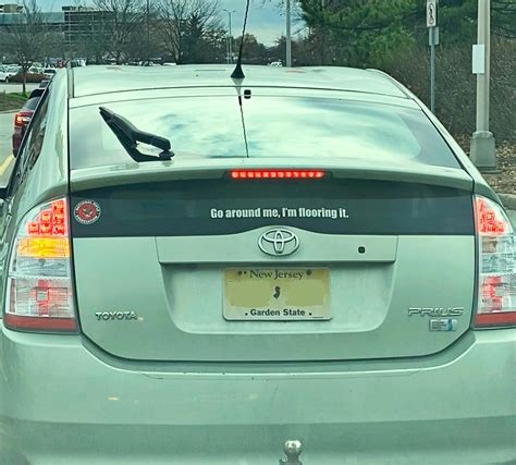 Tahir Shahzad This Bumper Sticker On A Prius