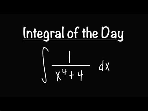 Free Video Solving Rational Function Integrals Integral Of The Day From Math With Professor V