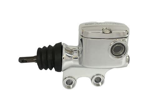 Rollies Speed Shop Rear Brake Master Cylinder Chrome Fits Touring