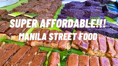 Super Affordable Filipino Street Food In Manila Youtube