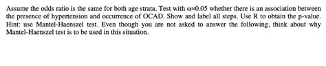 2 based on a problem from “biostatistics by daniel